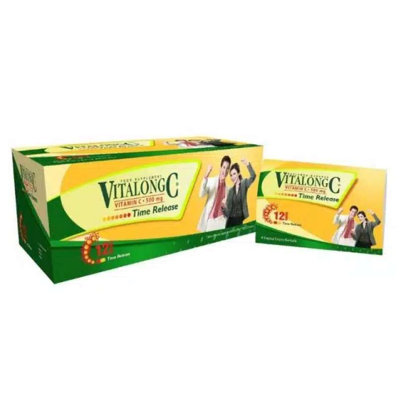 Promo Vitalong C 500 Mg Strip @ 4 Kapsul - Suplemen Kesehatan Dan Daya ...