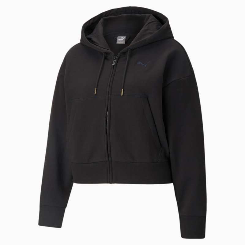 Promo PUMA HER Full-Zip Hoodie TR Puma Black ORIGINAL - S Diskon 34% di ...