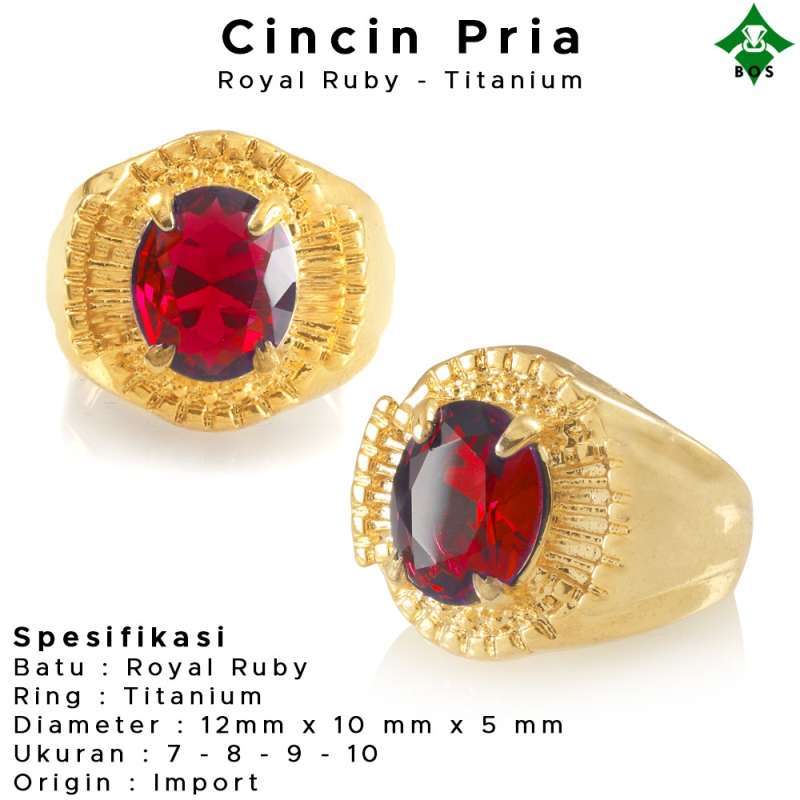 Emas Batu Ruby Ring