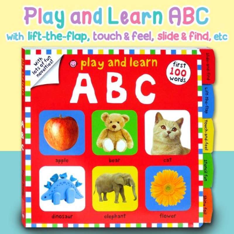 Jual Priddy Books Play And Learn Abc With Many Interactive Features Di ...
