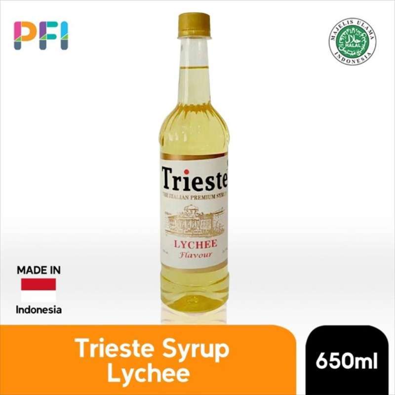 Jual Syrup Trieste Lychee Flavour 650ml Sirup Leci di Seller Premium ...