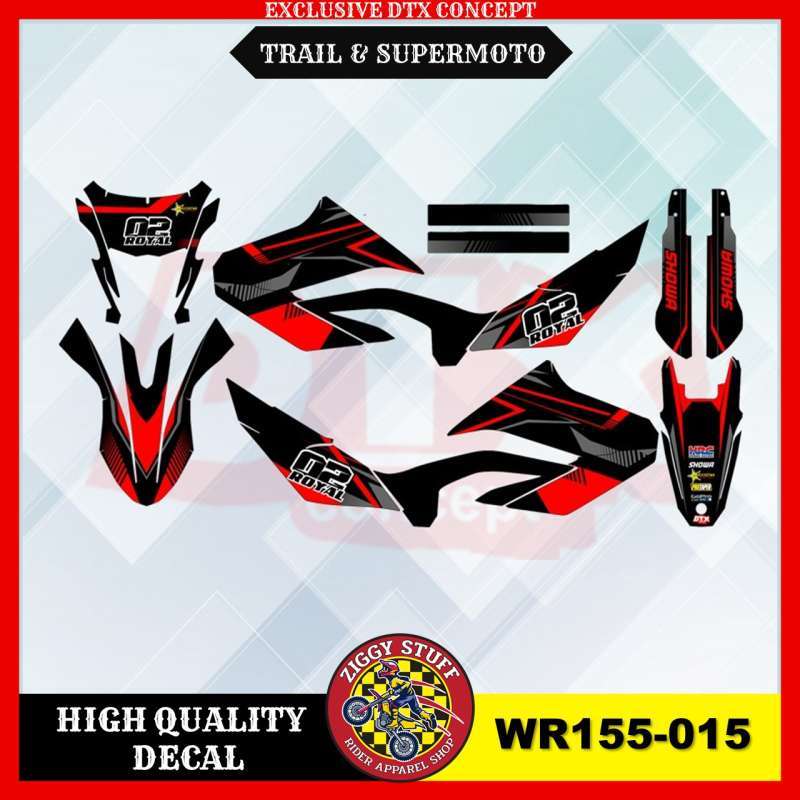 Jual Decal wr155 full body decal wr155 stiker motor wr155 stiker motor ...