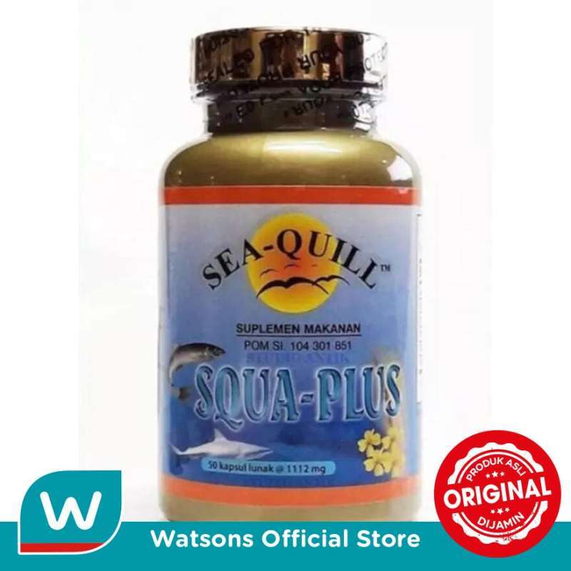 Promo Sea Quill Squaplus Softgel 50's Diskon 30% di Seller WATSONS ...