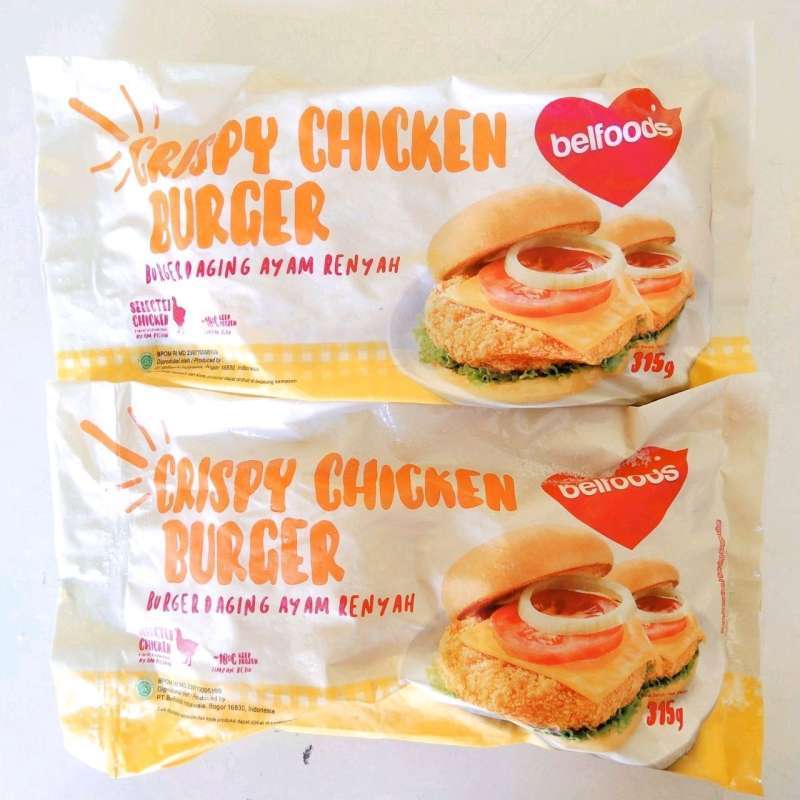 Jual belfoods crispy chicken burger 315gr di Seller Frozen spesialist ...