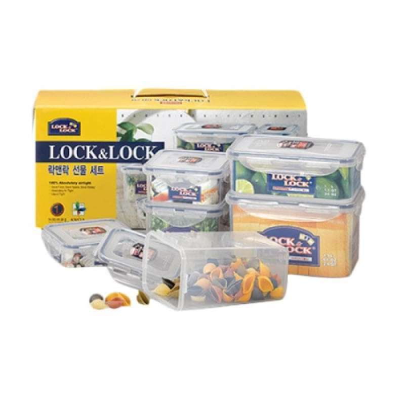 Jual BEST PROMO Lock & Lock Gift Set (6 pcs) HPL818SHP di Seller Flakes ...
