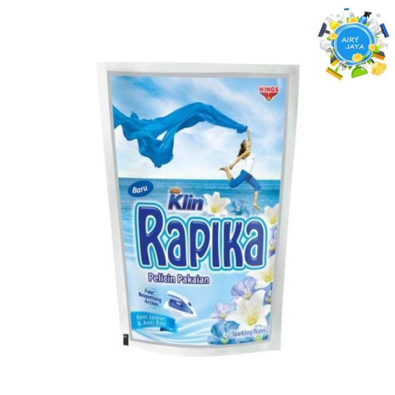 Jual Rapika 3 in 1 Biru Sparkling Water Pouch 400 ml di Seller Airy ...