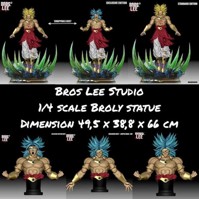 Jual Bros Lee Studio 1/4 scale statue Legendary Broly-PRE ORDER di ...