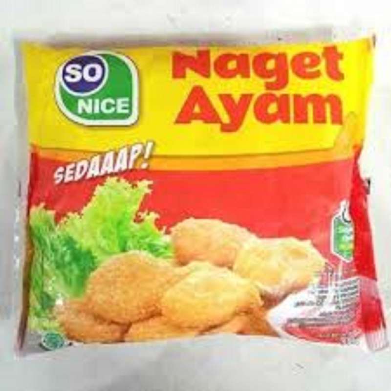Jual So Nice Nugget Ayam 500gr Sonice Chicken Naget 500gr. Di Seller ...