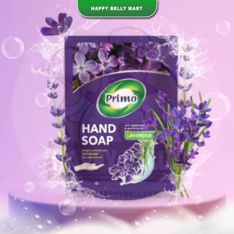 Jual PRIMO Hand Soap Sabun Cuci Tangan LAVENDER 400 mL di Seller Happy ...