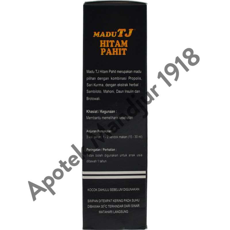 Jual Madu Tj Hitam Pahit 250 Gr - Peningkat Daya Tahan Tubuh Dan Tenaga ...