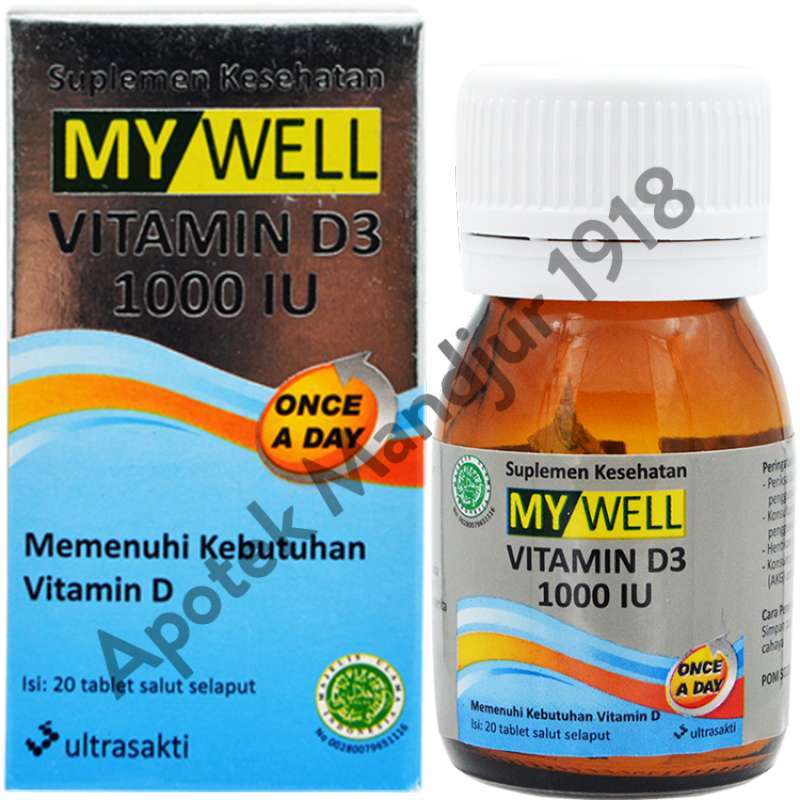Jual My Well Vit D3 1000 Iu - Suplemen Vitamin D 1000 Iu Di Seller ...