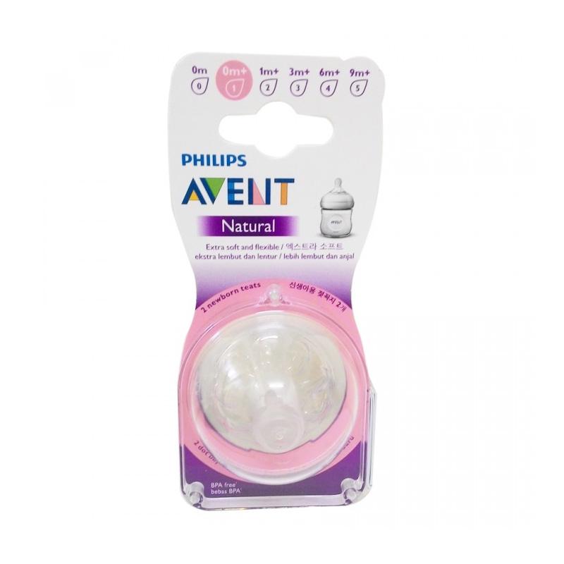 Jual Avent Philips Nipple Natural Teat Level 1 Botol Tipe Natural 0m ...