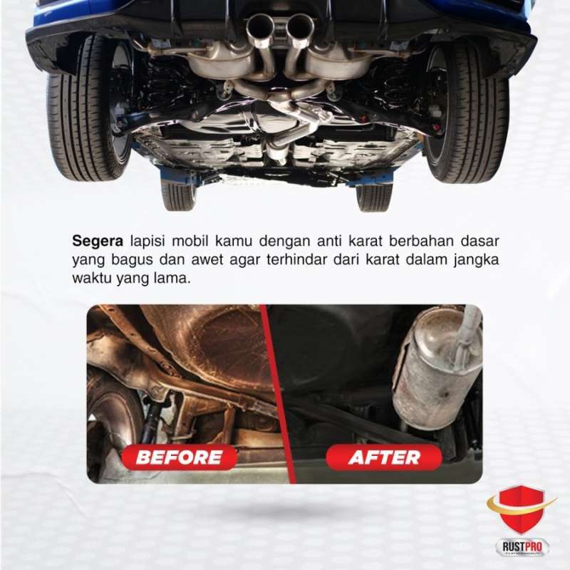 Jual Rustpro Anti Karat Kolong Mobil Brio - Lapisan Resin Tahan Lama ...