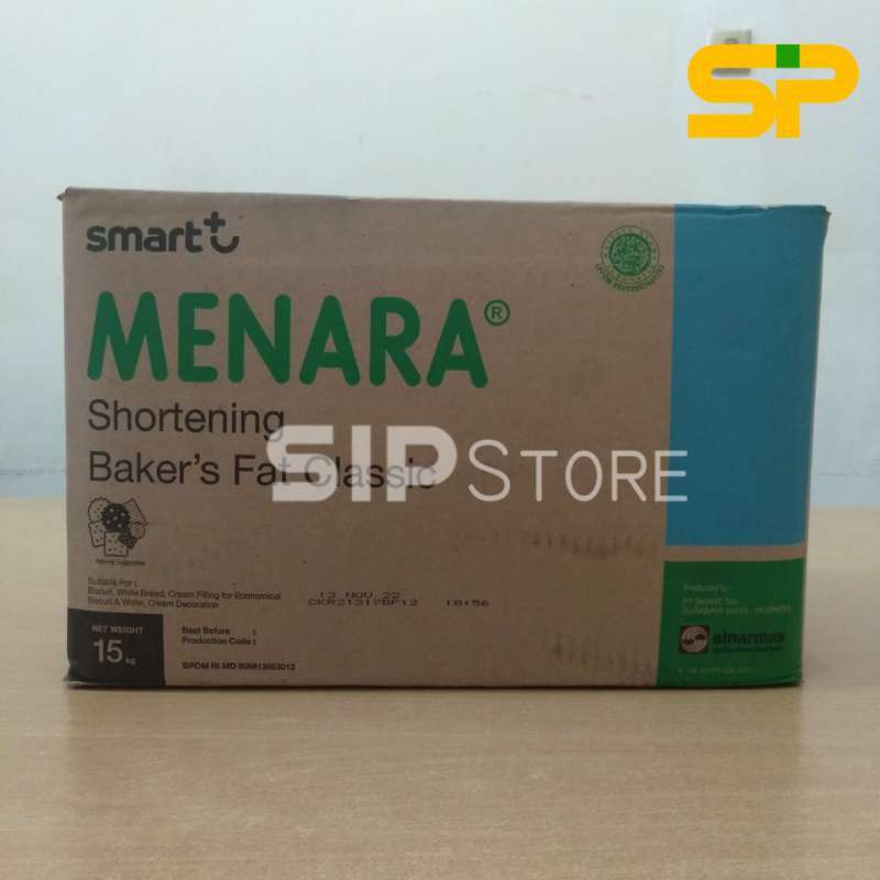 Jual MENARA Mentega Putih / Shortening Baker's Fat Classic 15kg di ...