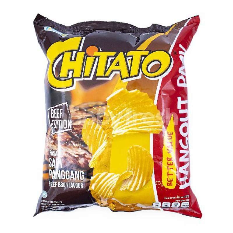 Jual Chitato Sapi Panggang Hangout Pack (120 gr) - Groceries ABOVE di ...