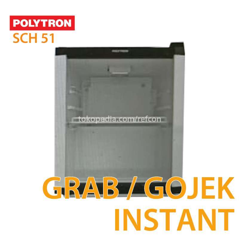 Jual Showcase Mini Polytron Sch 51 / Sch51 Display Cooler Mini Di ...