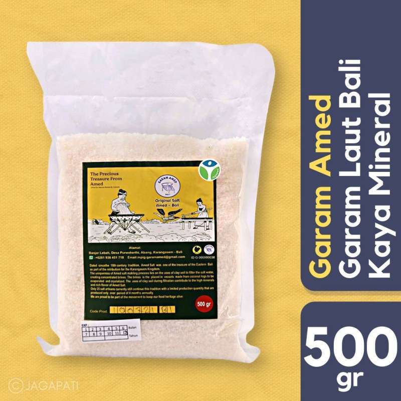 Jual Amed Salt - Garam Amed Kemasan Plastik 500gr - Garam Dapur - Bumbu ...