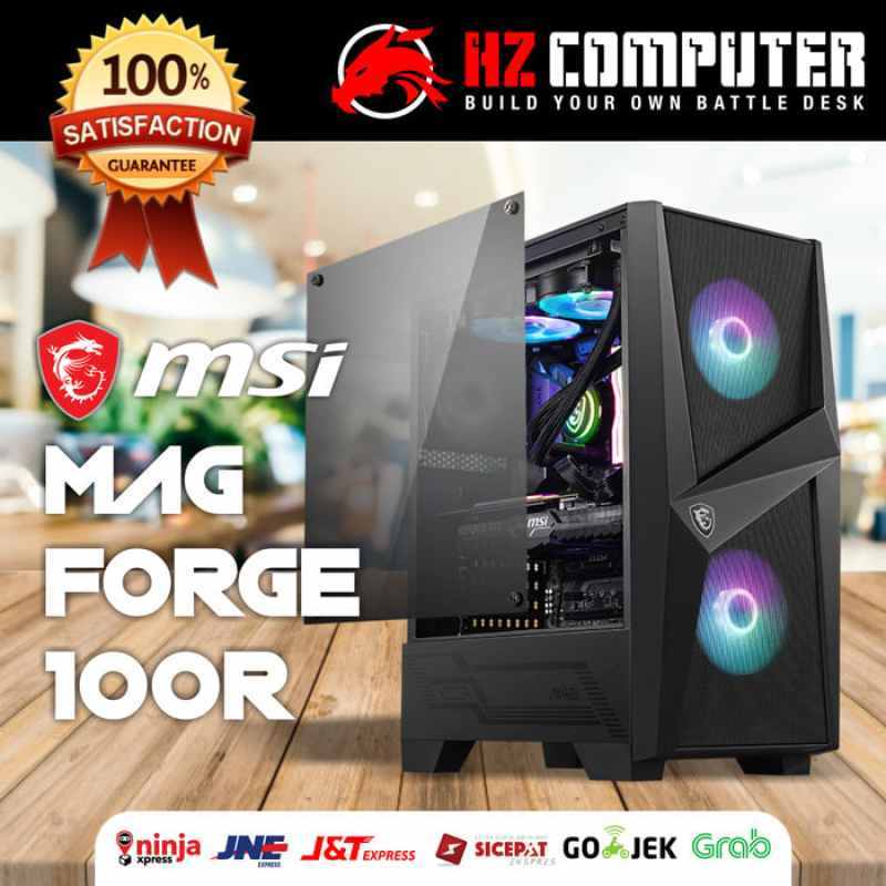 Jual Unik MSI MAG Forge 100R - RGB Gaming Case - Gratis 2 ARGB Fan - 1 ...