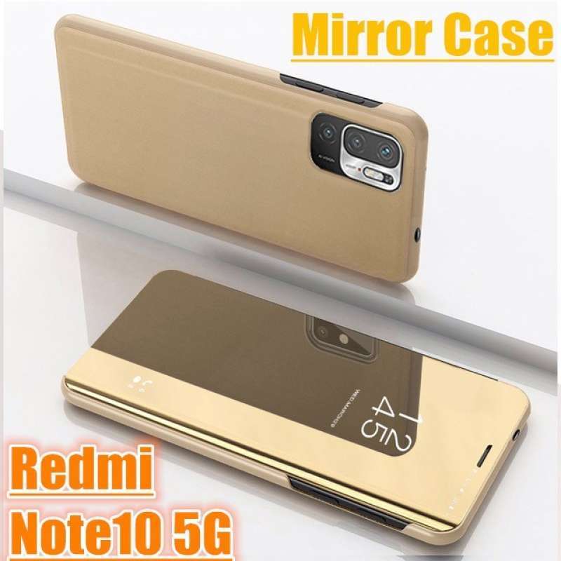 Jual Xiaomi Redmi Note 10 5g Flip Clear View Standing Cover Case Casing ...
