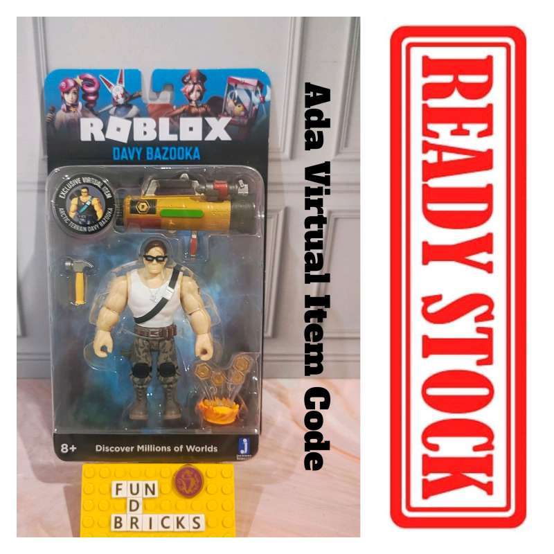 Jual Roblox Figure Pack Imagination Davy Bazooka di Seller Fun D Bricks ...
