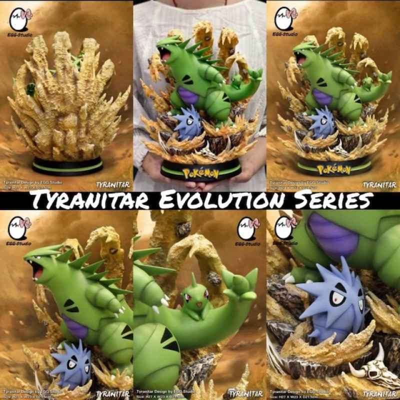 Jual Egg studio Tyranitar Evolution Series resin-PRE ORDER di Seller ...