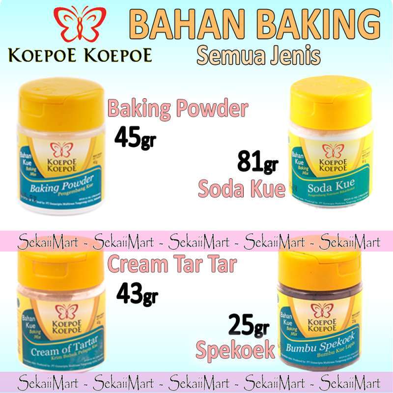 Jual Koepoe Koepoe Bahan Kue Semua Jenis Obat Kue - Kupu Kupu All ...