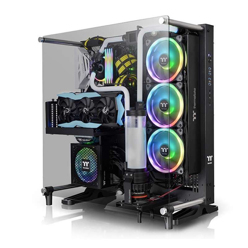 Jual Thermaltake Core P8 TG black di Seller Thermaltake Official Store ...
