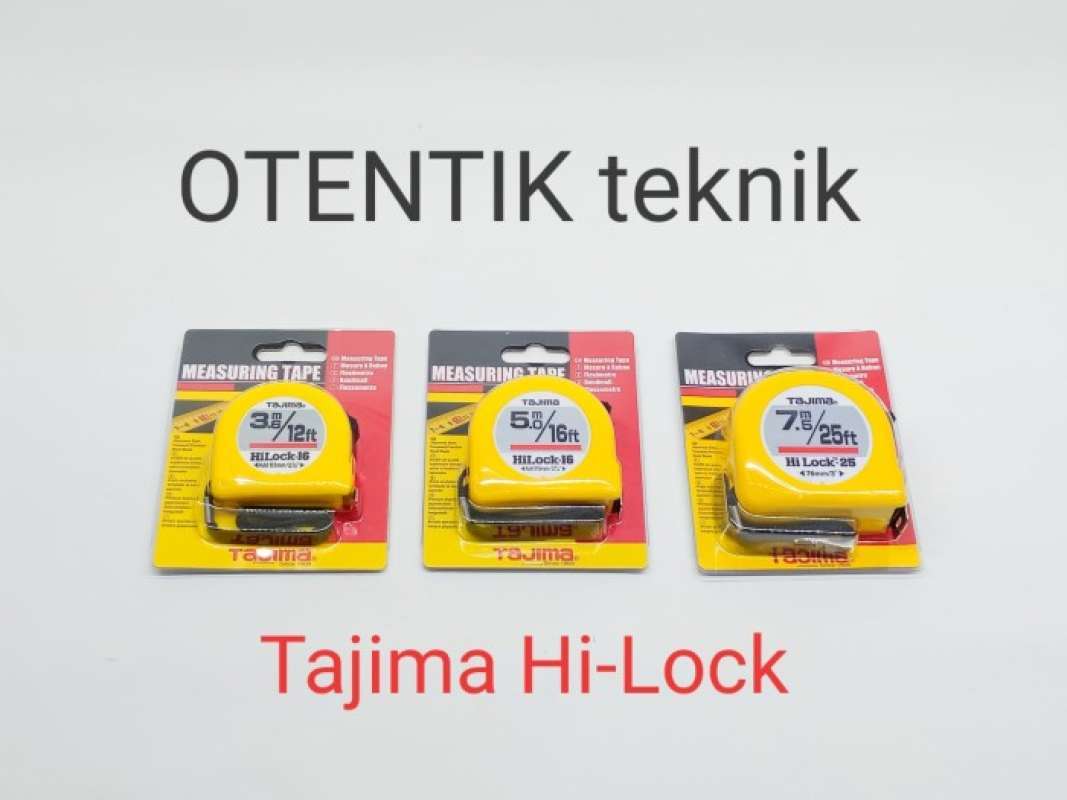 Promo METERAN 7 METER TAJIMA HILOCK ASLI JEPANG MEASURING TAPE JPN 75 ...