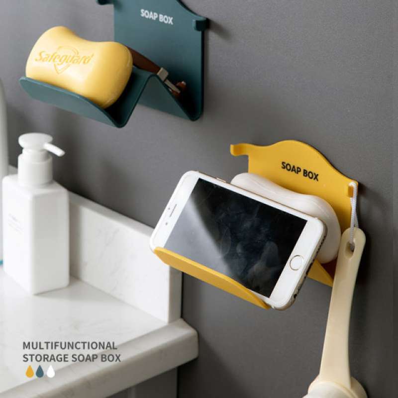 Jual Rak Tempat Sabun Batang Tempel Dinding Box Soap Wastafel Kamar ...