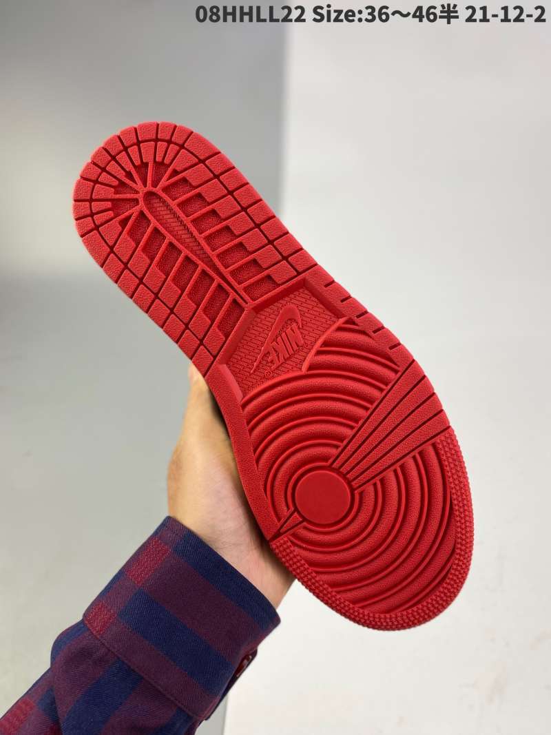 Jual 2 Travis Scott X Fragment X Nike Air Jordan 1 Low Top Black Red ...