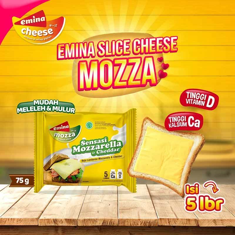 Jual WHS - Emina Cheese Slice Mozza [5 slice] di Seller WHS Store ...