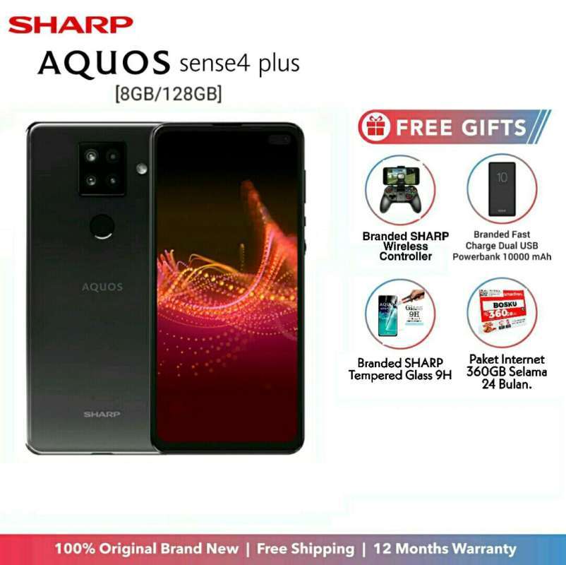 Jual Sharp Aquos 4 Sense Plus Spesifikasi Original, Murah & Diskon ...