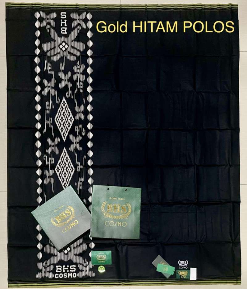 Promo Sarung Bhs Cosmo Hitam Polos & Putih Polos Diskon 52% Di Seller ...