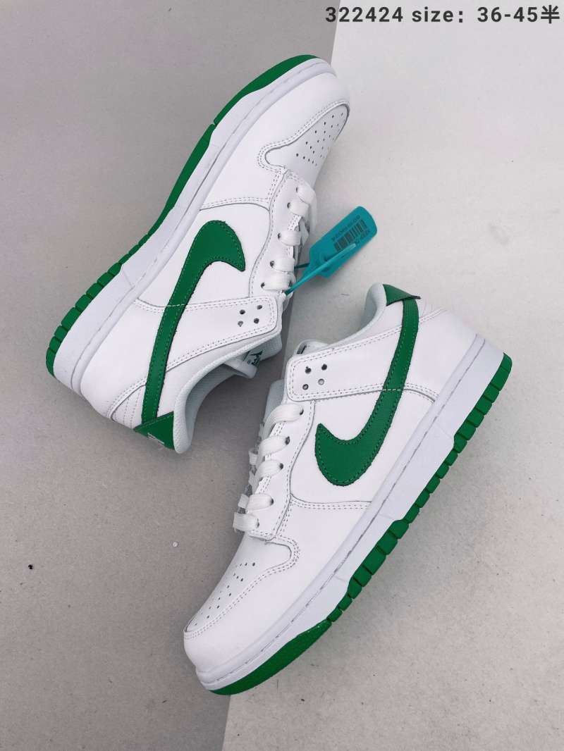 Jual NIKE SB Dunk Low White Green frame is decorated with low ...