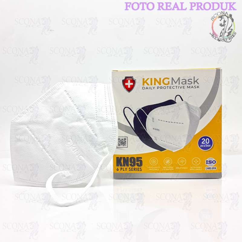 Promo 20 PCS MASKER KN95 KING MASK PREMIUM KN 95 IZIN KEMENKES RI N95 ...