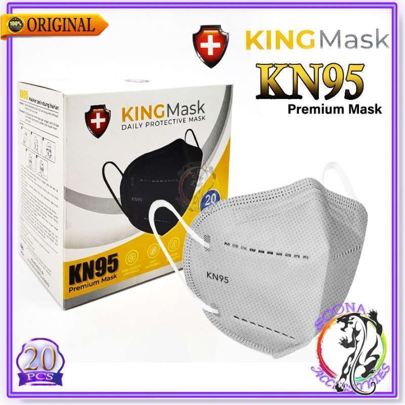 Jual 20 PCS MASKER KN95 KING MASK PREMIUM KN 95 IZIN KEMENKES RI N95 ...