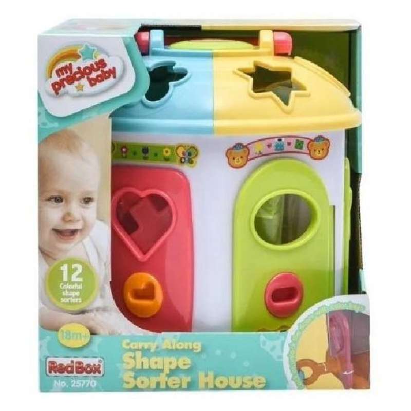 Jual Kids&Beyond Redbox-Baby Carry Along Shape Sorter House Rb-25770 di ...