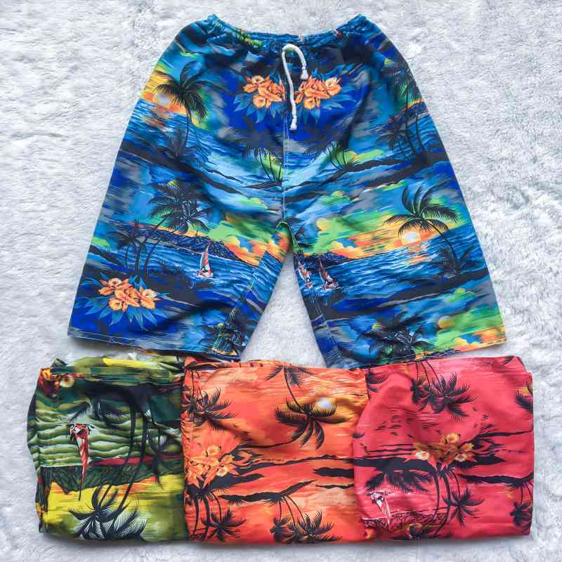 Jual Celana Pantai Pria Cowok Hawai Pendek Motif Pemandangan Oleh Oleh Souvenir Khas Bali Di ...