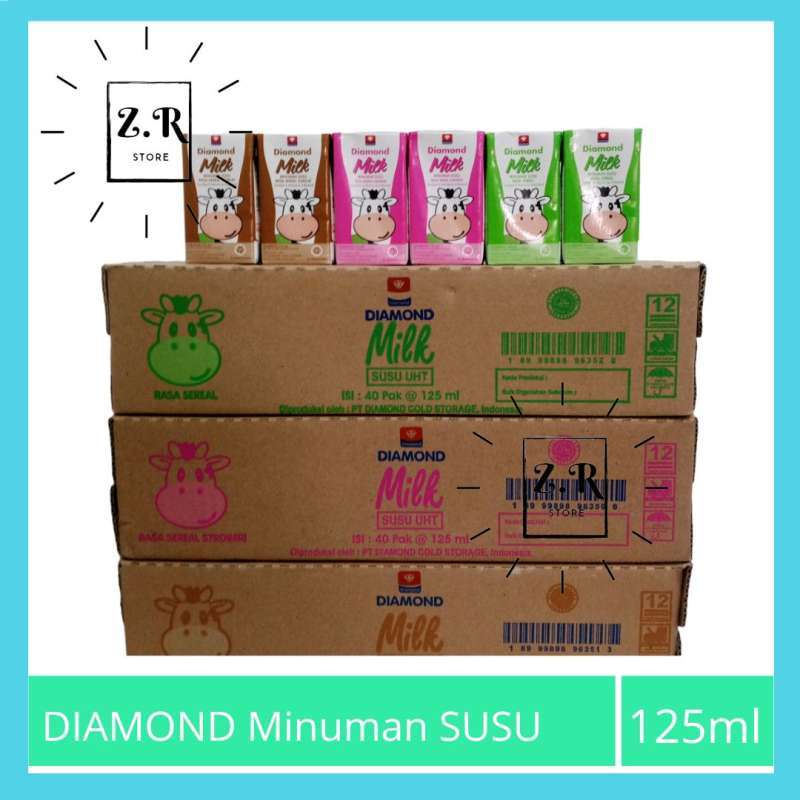 Jual Diamond Susu UHT 125ml ( 1 karton Isi 40 pcs ) di Seller Z.R STORE - Jaticempaka, Kota ...
