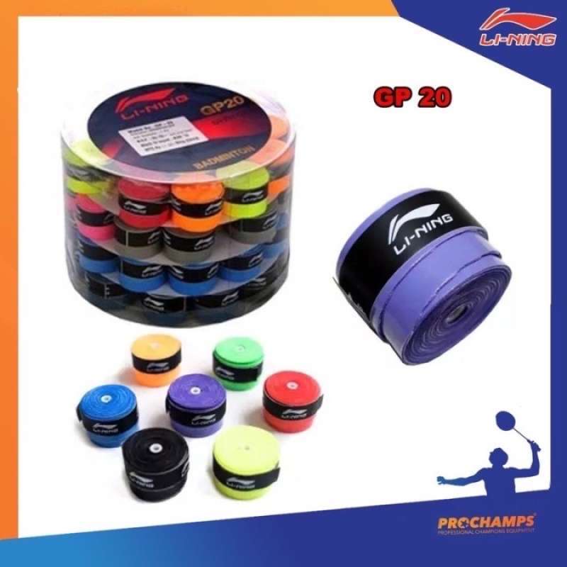 Jual Original Grip Bad Lining Bulat Gp 20 - Grip Li Ning Karet - Grib ...