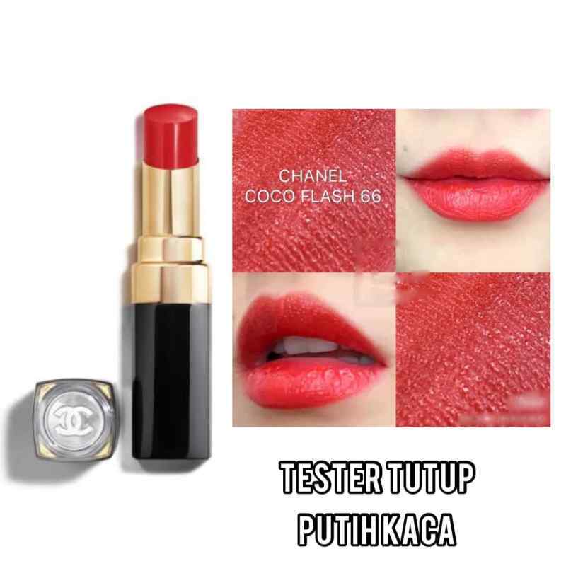 Promo Chanel Rouge Coco Flash Tester Lipstick Tutup Kaca Bening 66 ...