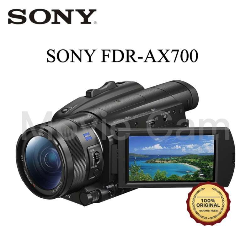 Jual Sony FDR-AX700 4K HDR Camcorder di Seller MovieCam - Movie Cam ...