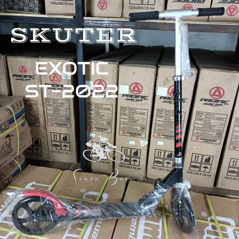 Jual SCOOTER RODA DUA OTOPED SKUTER EXOTIC ST 2022 alloy ST-2022 ...