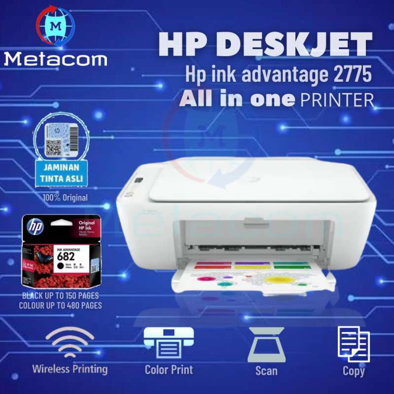 Jual Printer HP DeskJet Ink Advantage 2775 All-in-One Printer Garansi ...