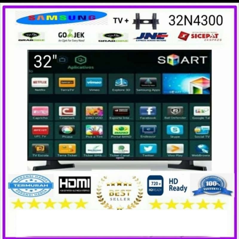 Jual SAMSUNG Led 32 inch 32N4300 Smart TV + Breket Led 32 inch - TAMBAH ...