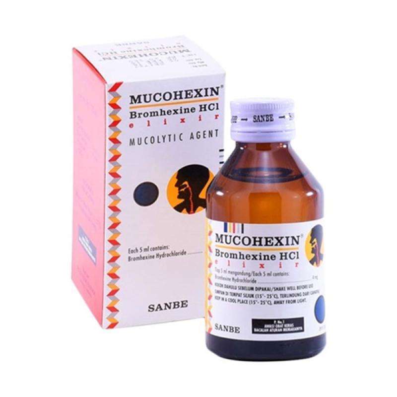 Jual Sanbe Farma Mucohexin Sirup Obat Batuk Berdahak [120 Ml] Di Seller ...