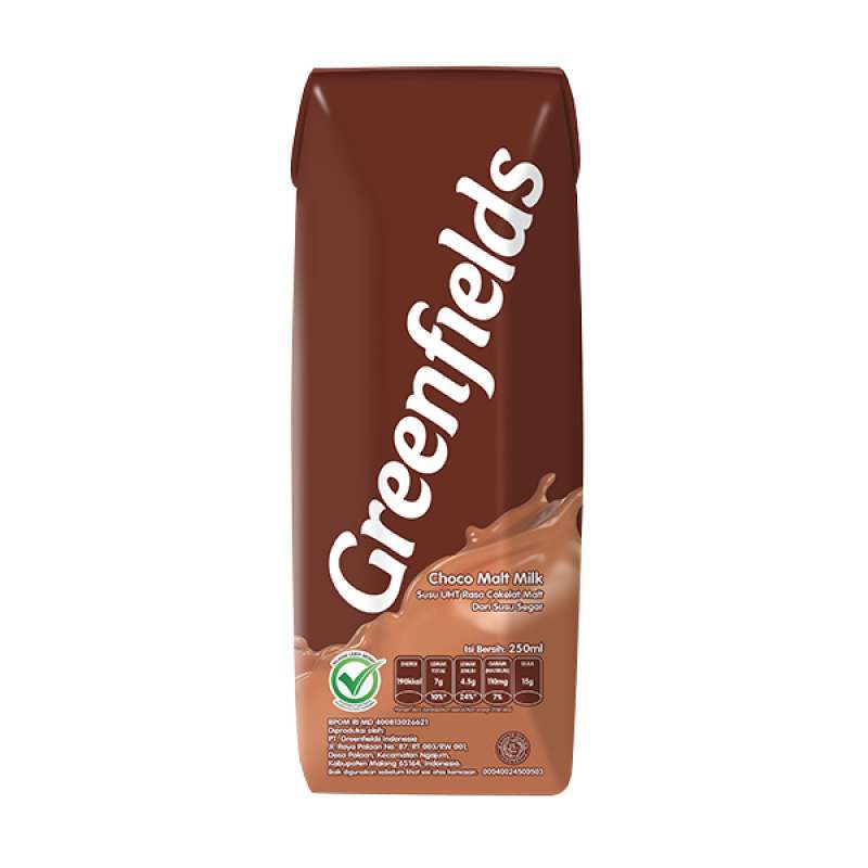Jual GREENFIELDS UHT CHOCO MALT 250 ML di Seller Hyfresh Rempoa ...