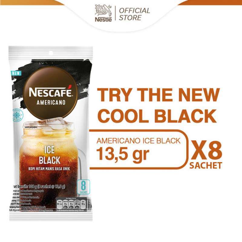 Jual WHS - Nescafe Coffee Americano Ice Black Kopi Instan di Seller De ...