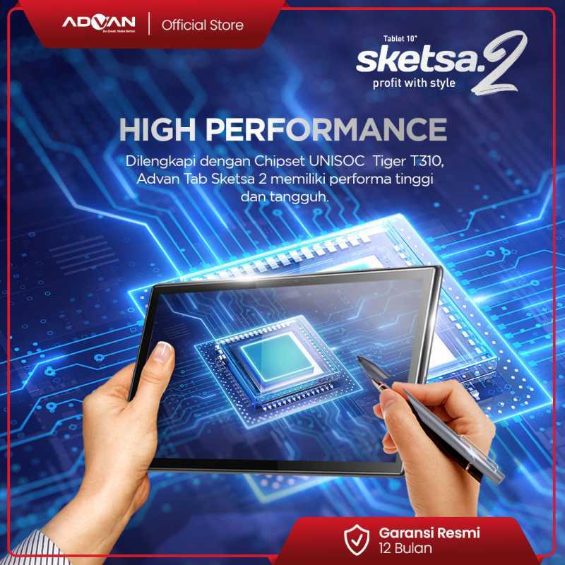 Jual Advan Tab Sketsa 2 Tiger T310 4gb / 64gb 10 Inch Android 11 ...
