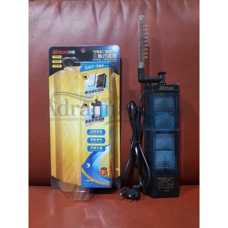 Jual Atman Skf-300 Internal Corner Filter Aquarium Sudut Pompa Air ...